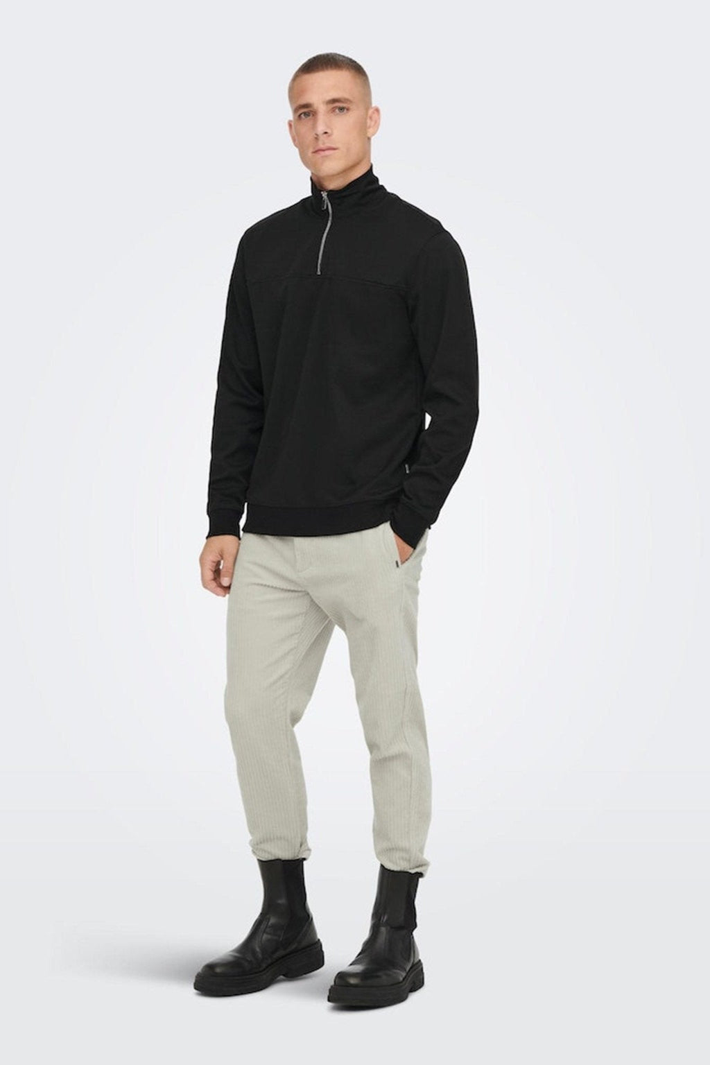 Stylish Silver Lining Beam Life Chinos | TeeShoppen